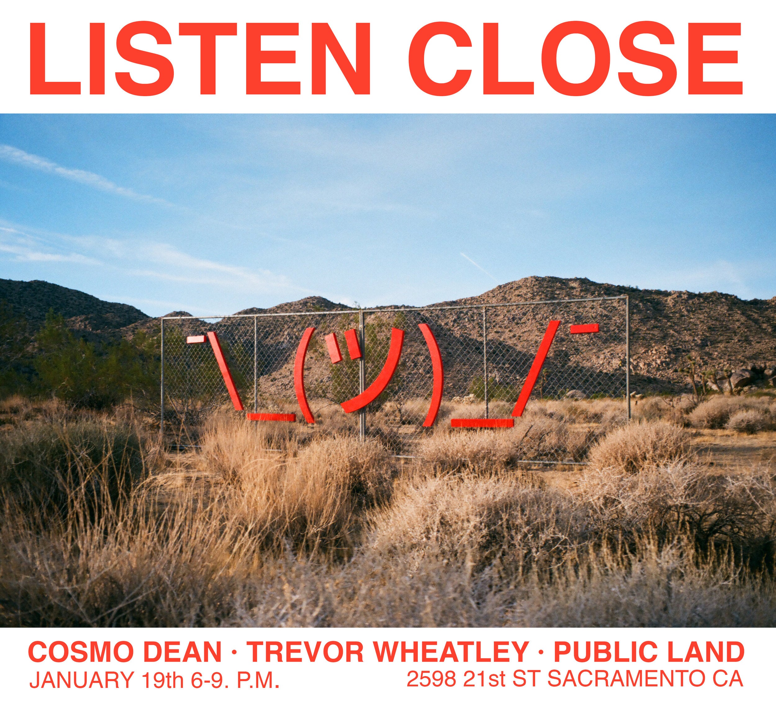 Trevor Wheatley + Cosmo Dean's "Listen Close" @ Public Land – Public ...