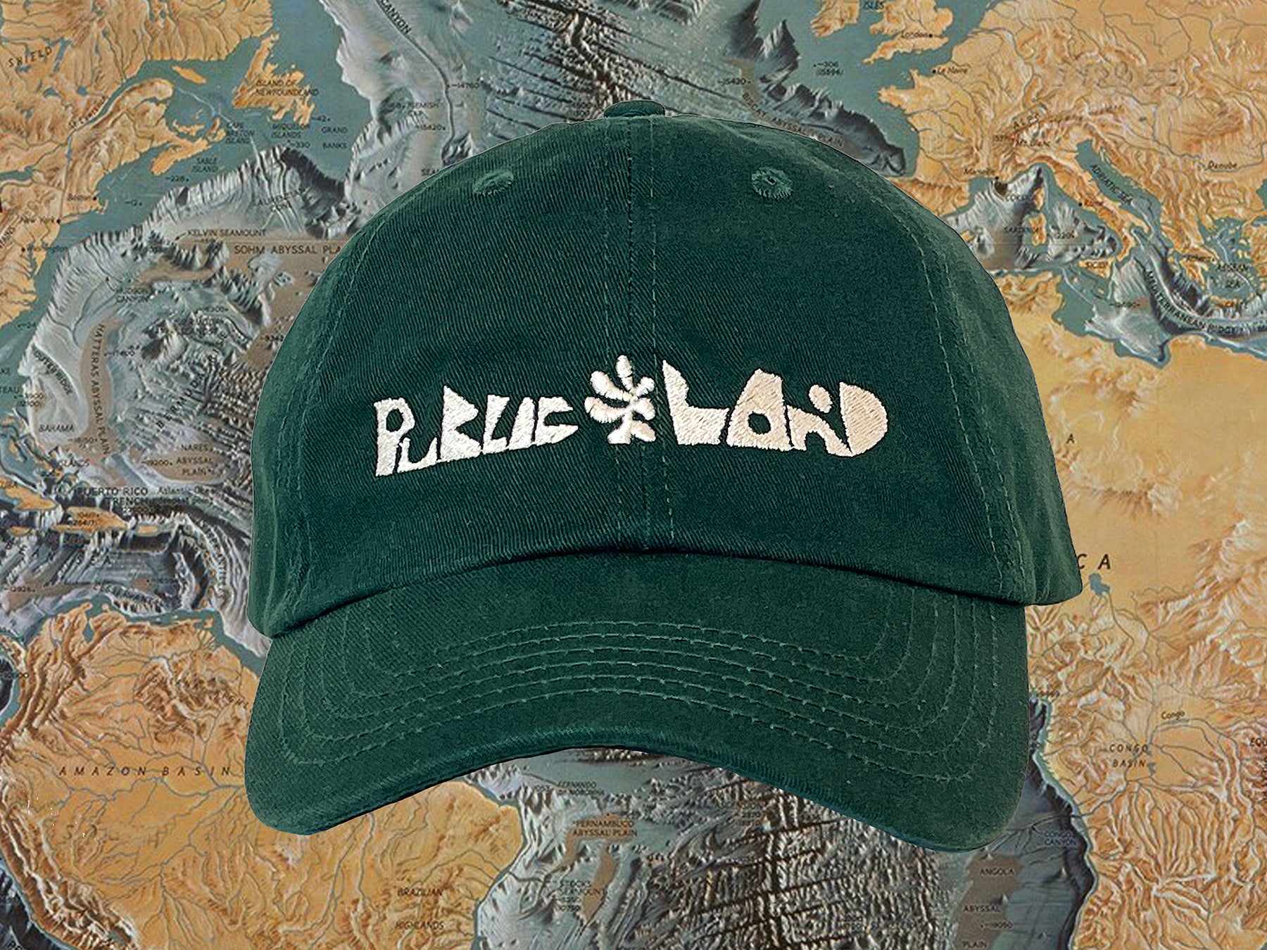 Public Land Cut Out Hat - Green – Public Land Store