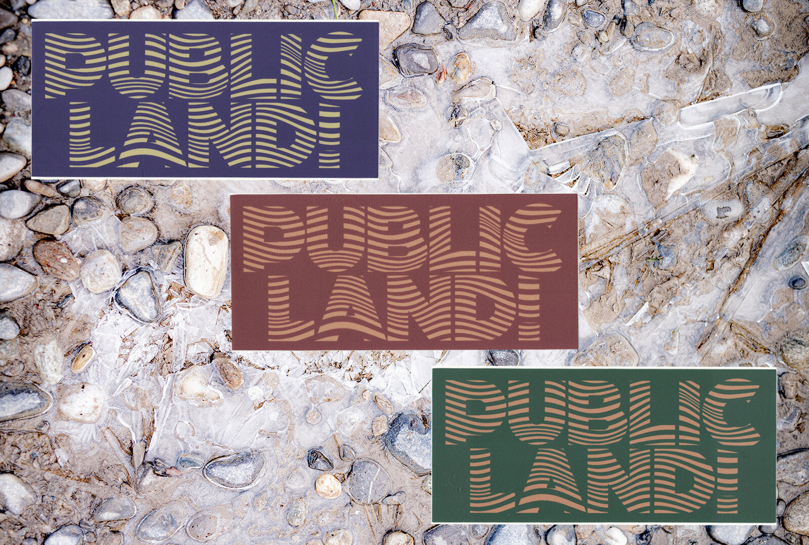 Wavy Public Land - Sticker Pack – Public Land Store