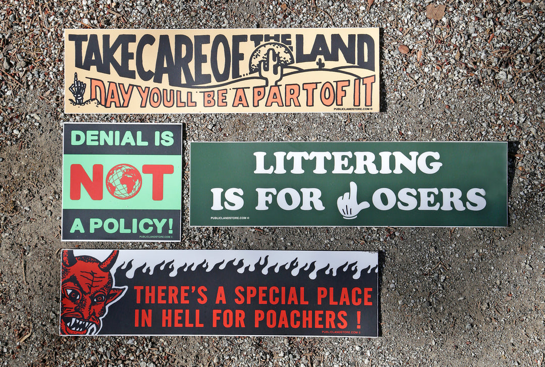 Bumper Sticker Pack – Public Land Store
